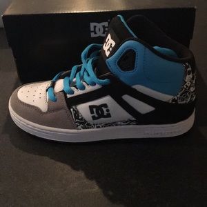 DC | Shoes | Rare Dc Rebound Black Multi High Top Sneakers | Poshmark